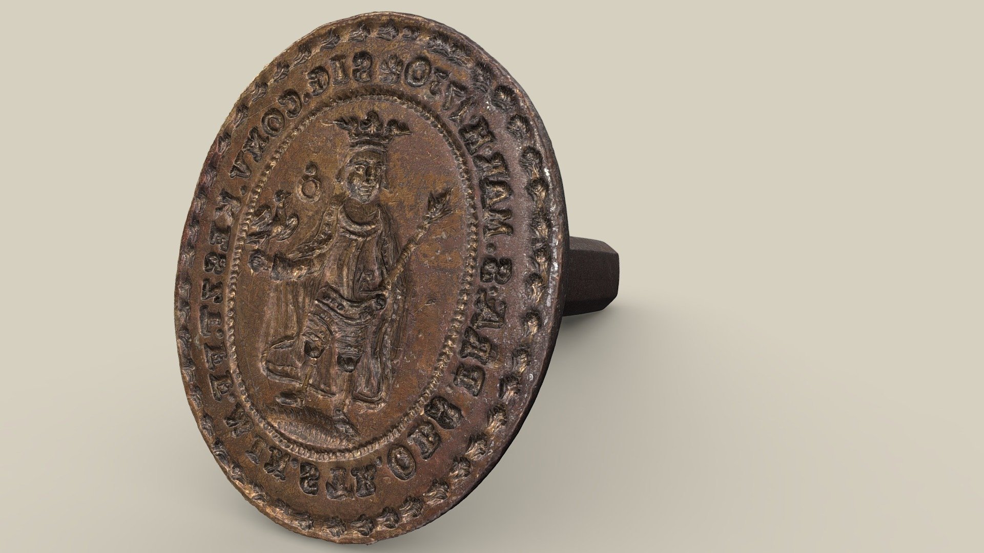 Stamp seal - Buy Royalty Free 3D model by noe-3d.at (@www.noe-3d.at ...