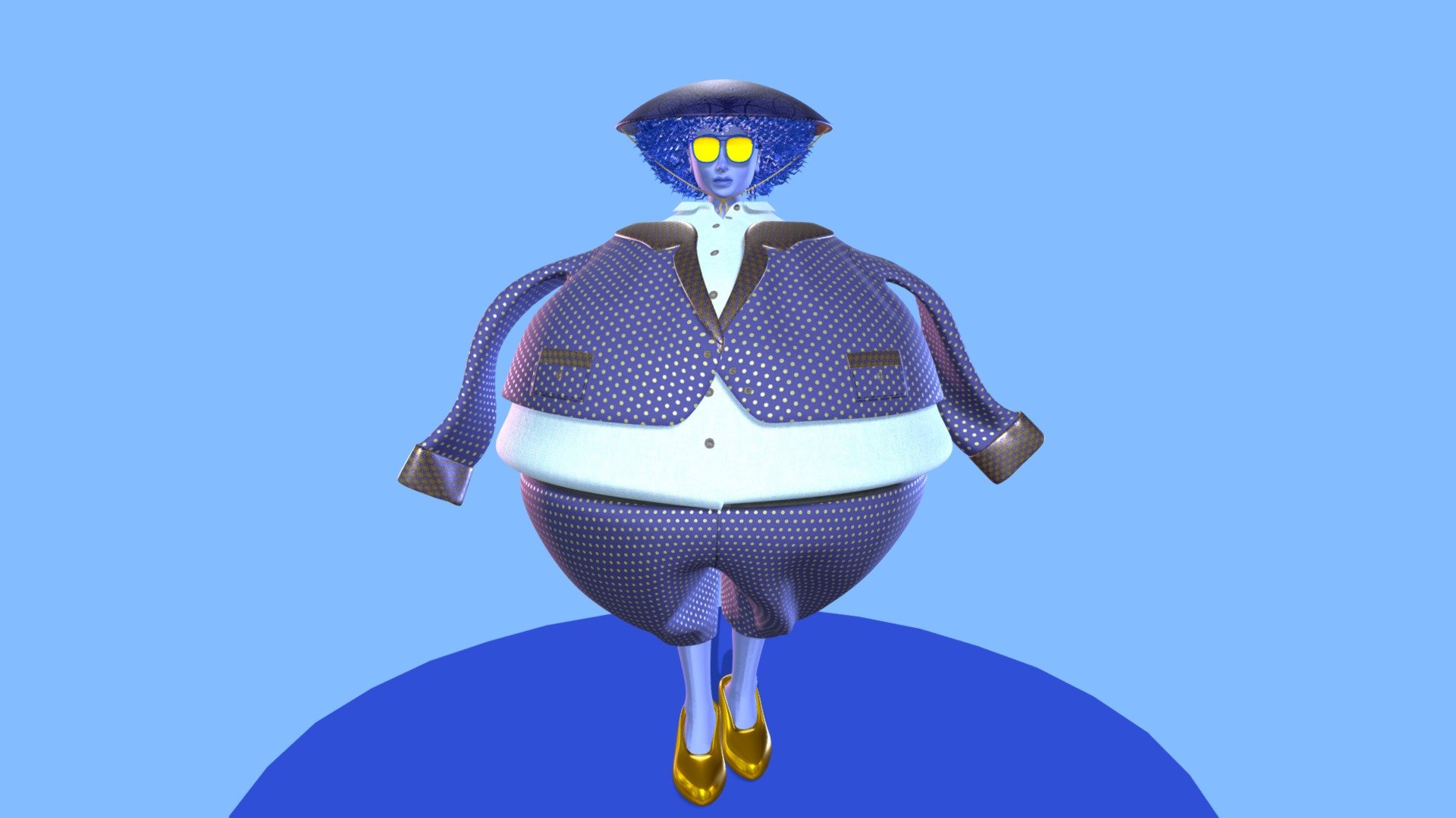 Circle model for Sad Girl Review - 3D model by Matthew Fox ...
