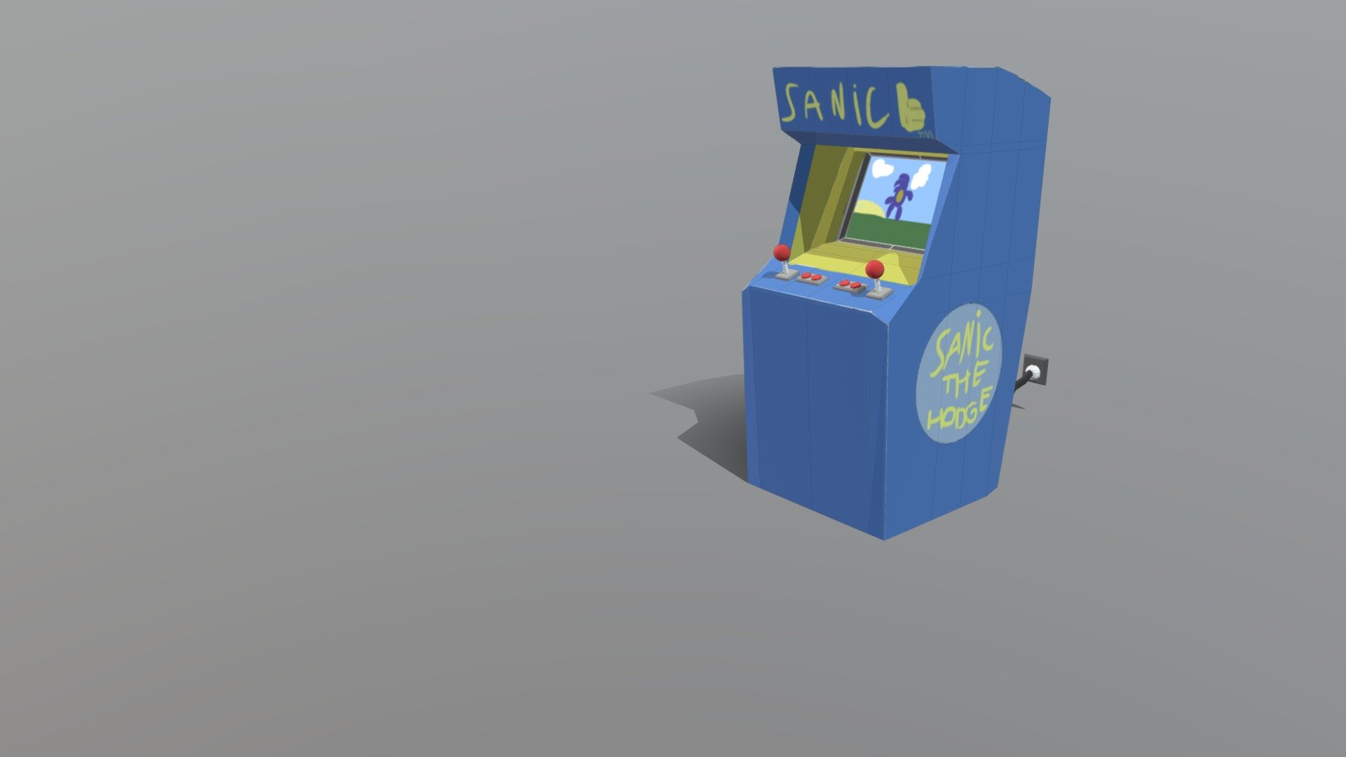 arcade machine 3D model - 3D model by Sem Quint (@SemQuint) [aa24679 ...