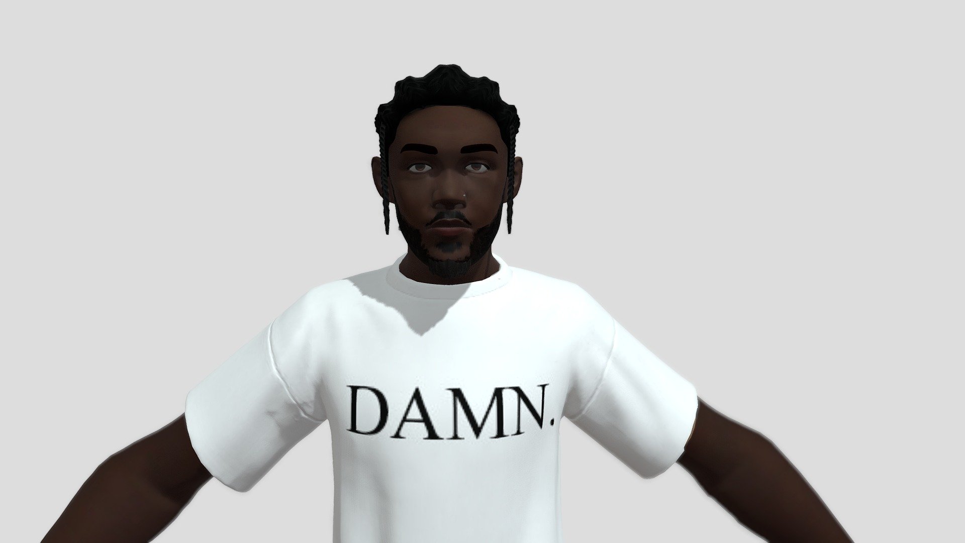 Kendrick Lamar But in Fortnite DAMN. Version - Download Free 3D model ...