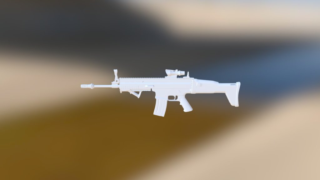 FN Scar - 3D model by Henry de Lange (@henry_de_lange) [aa259c2 ...