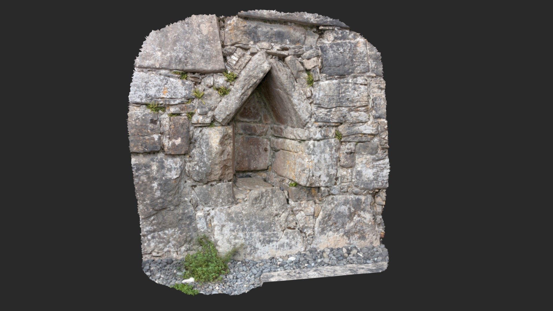 Teampall Bhreacáin Niche - 3D model by Patrick Kelley (@chronopsis ...
