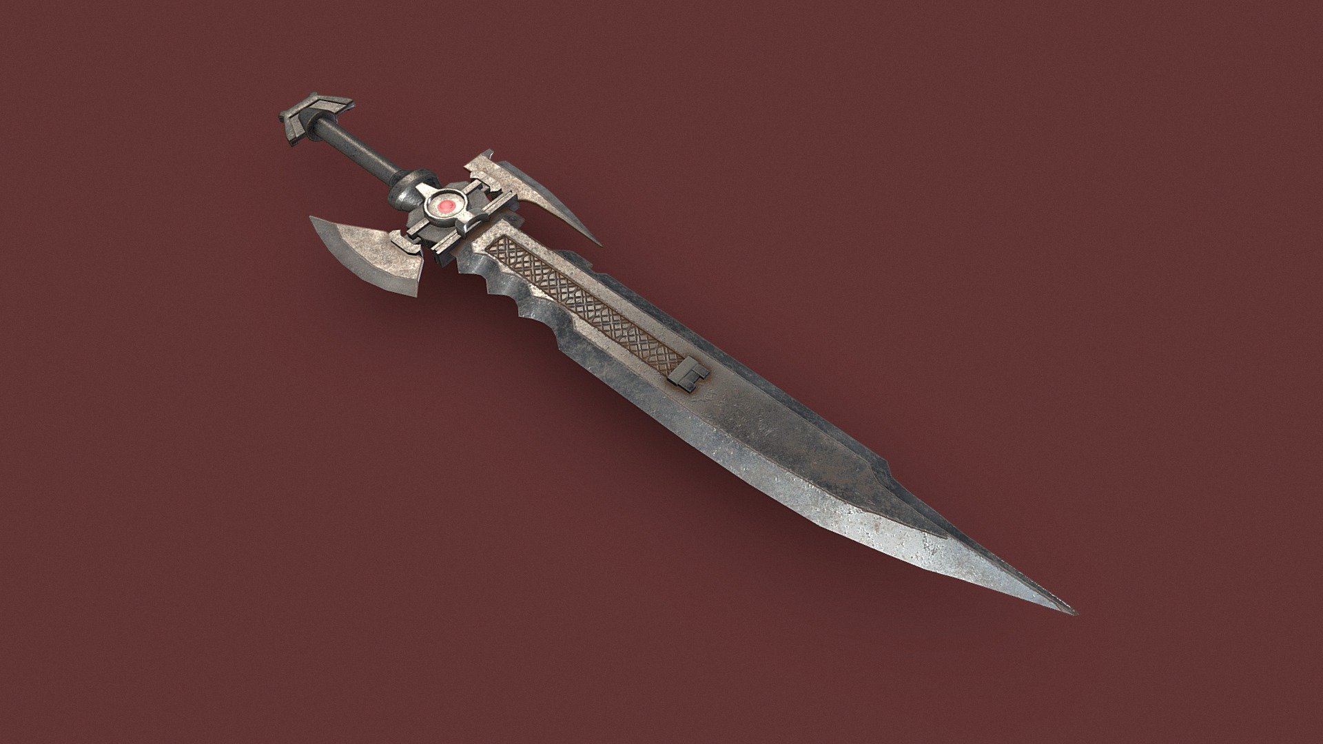 Old Sci-fi Sword - Download Free 3D model by Atilla Kutluay Erdoğay ...