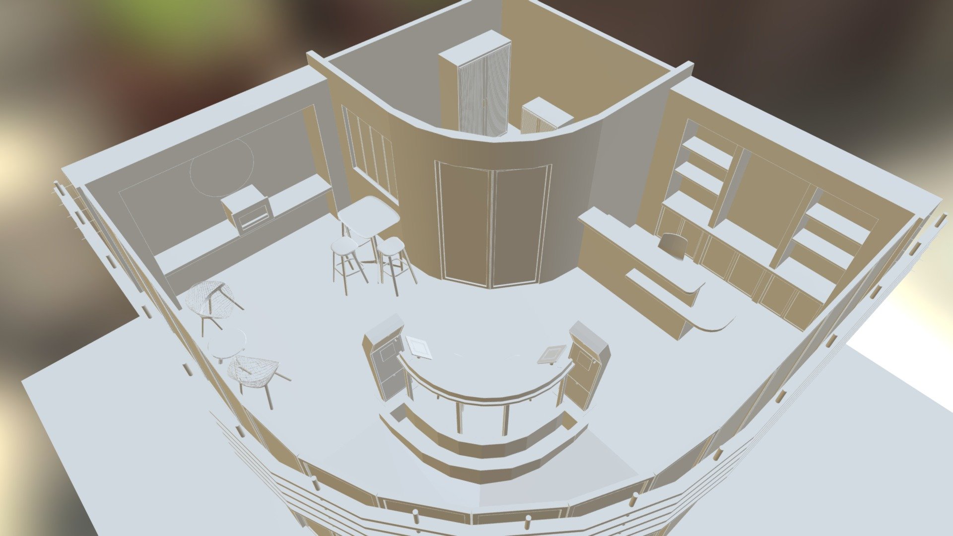 Bank Agency - 3D model by lafoliet [aa28ec2] - Sketchfab