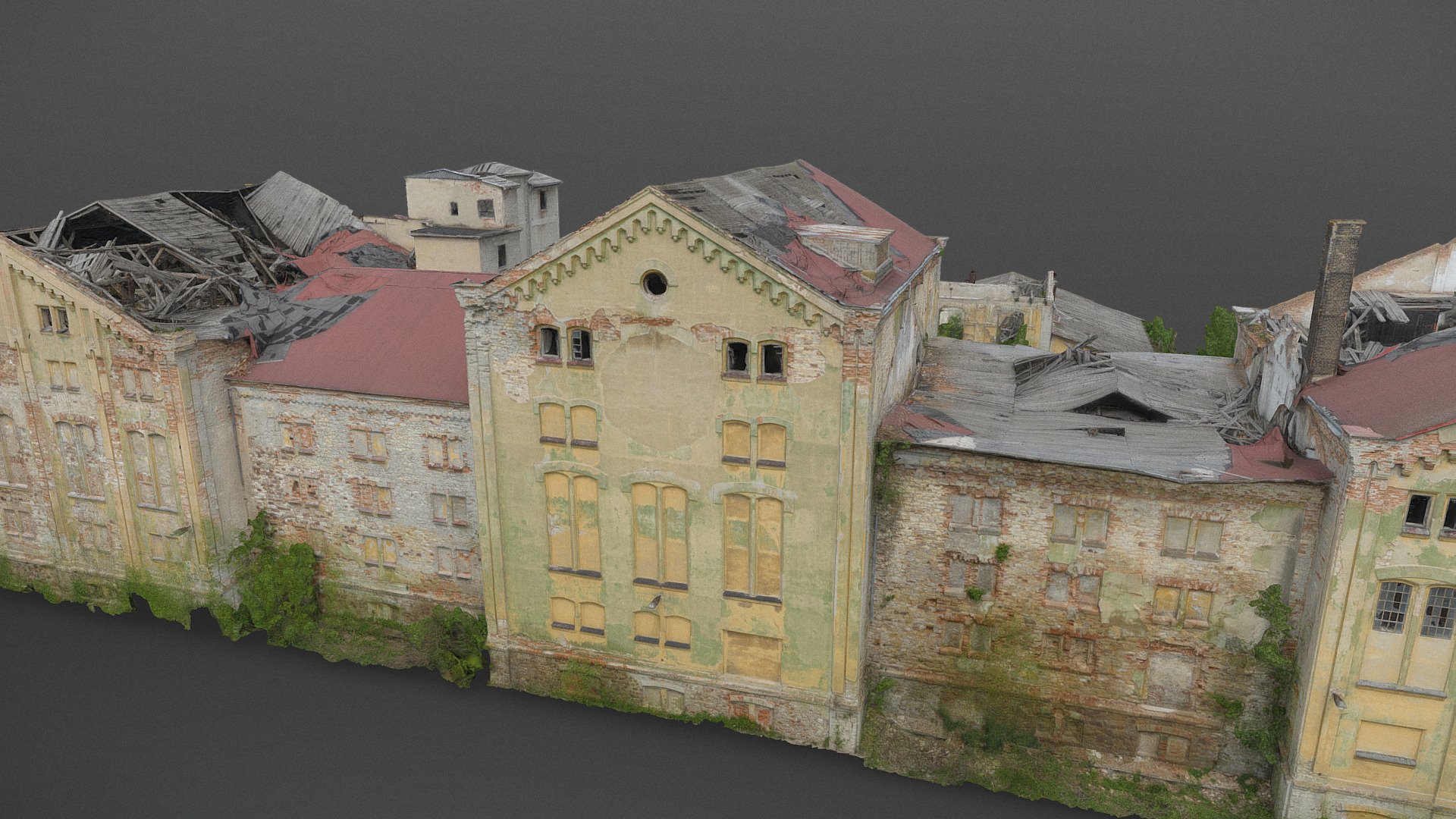 Agroculture industrial factory ruin - Buy Royalty Free 3D model by ...