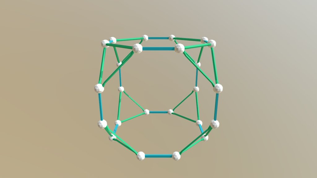 24 36 1 Truncated Cube - 3D model by Zometool [aa2bb93] - Sketchfab
