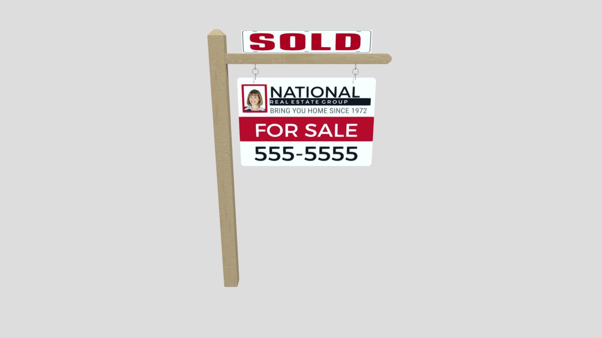 Modern_real_estate_sign - 3D model by ngwashushu [aa2c6b3] - Sketchfab