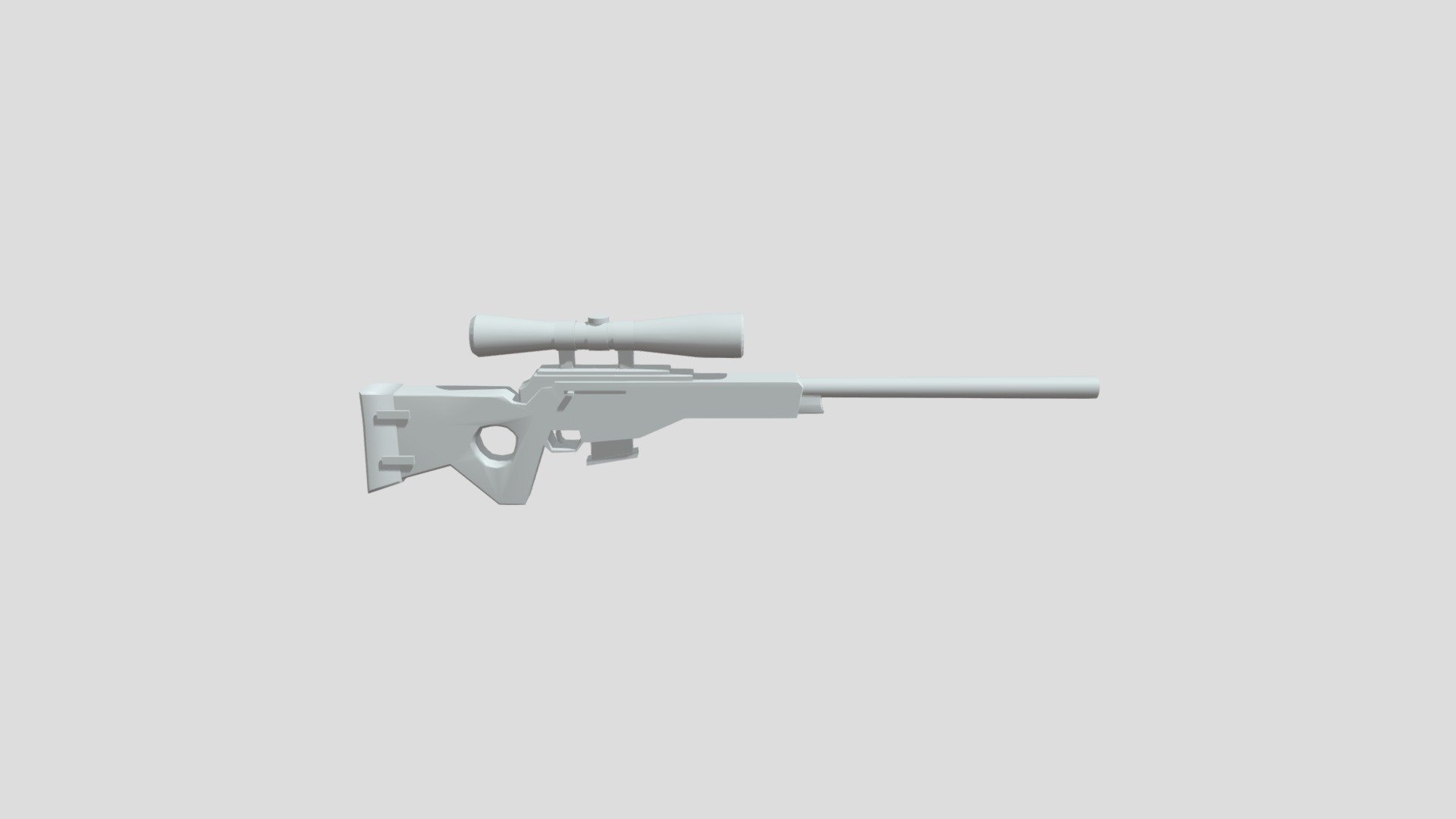 Sniper - Download Free 3D model by osh1anow3n [aa2cc2f] - Sketchfab
