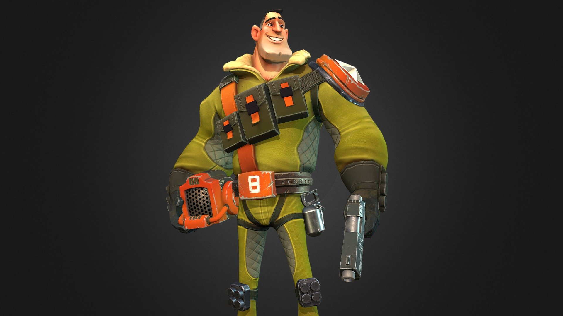 Mech Pilot - 3D model by Evgeny Lipov (@jenia.lipowoi) [aa2cc44 ...