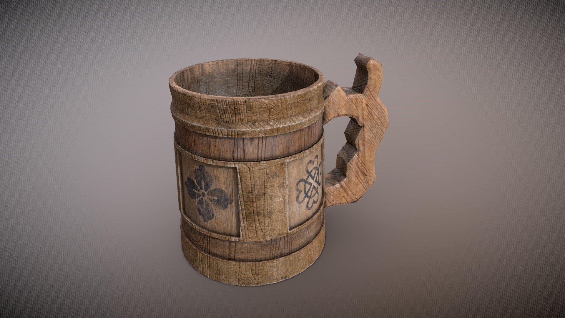 Stylized Tavern Wooden Beer Mug - Buy Royalty Free 3D model by Incg5764 ...