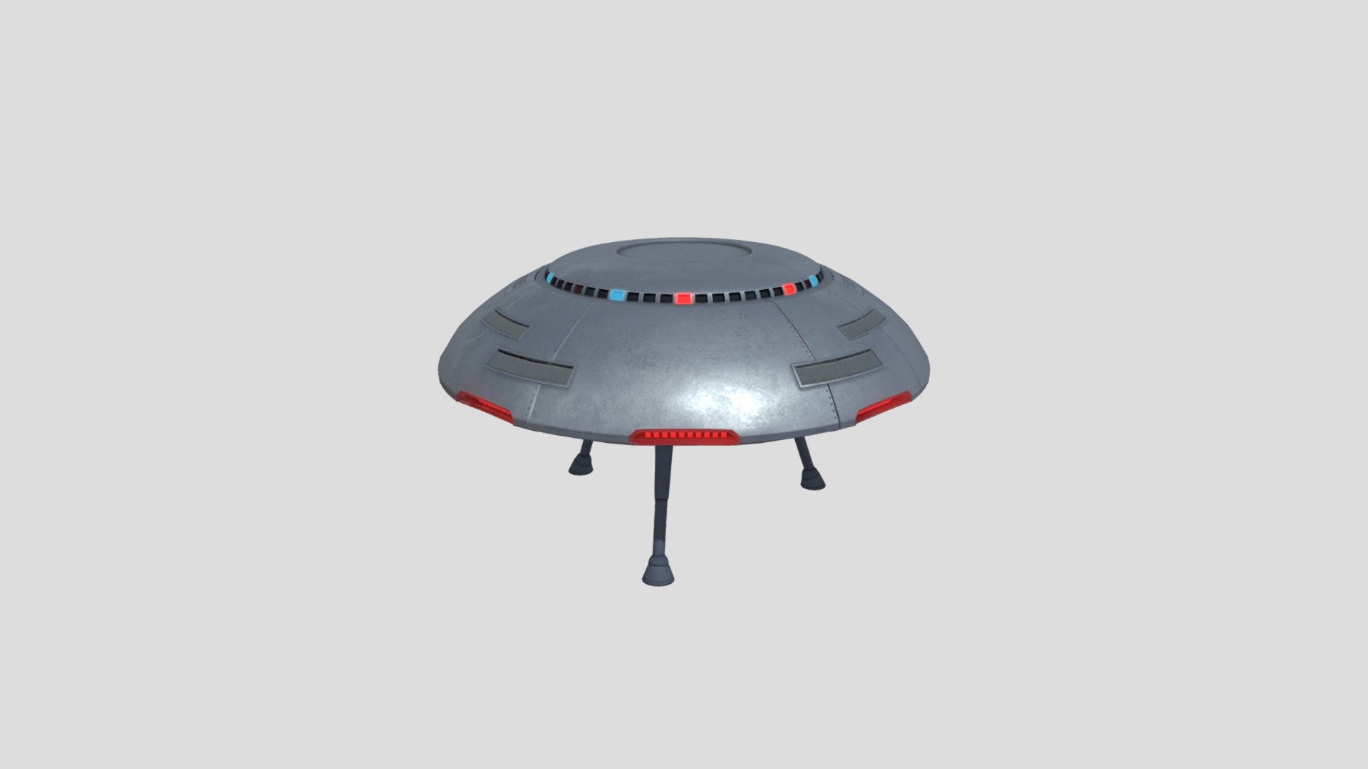 Landing UFO - 3D model by Falcon Tuden (@Falcon_Tuden) [aa2ecd9 ...