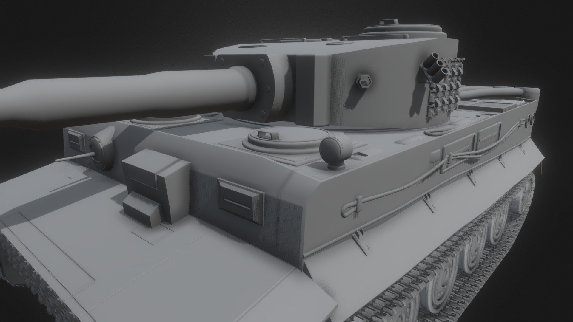 Realistic Tiger Tank - 3D model by Tannoy (@MikuDeKat) [aa2fae0 ...