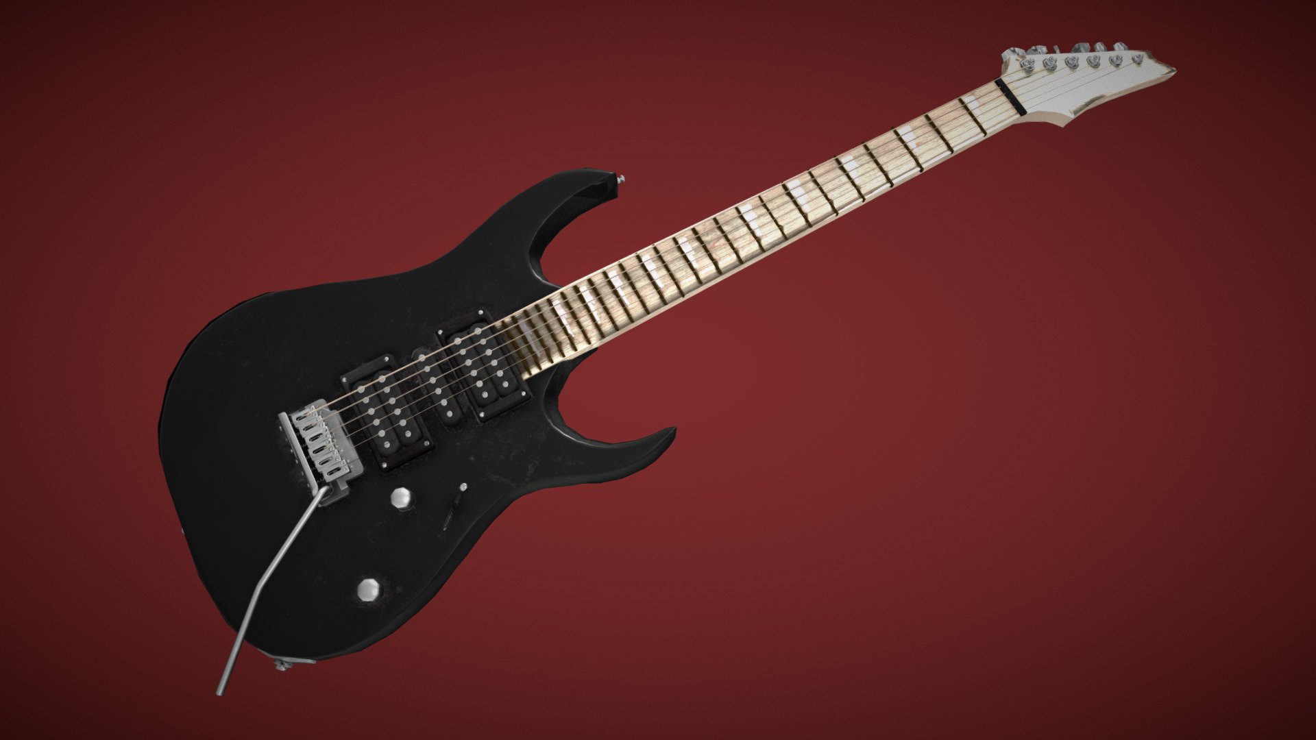 Electric Guitar - 3D model by KristinaAb (@KristinaHK) [aa2fdba ...