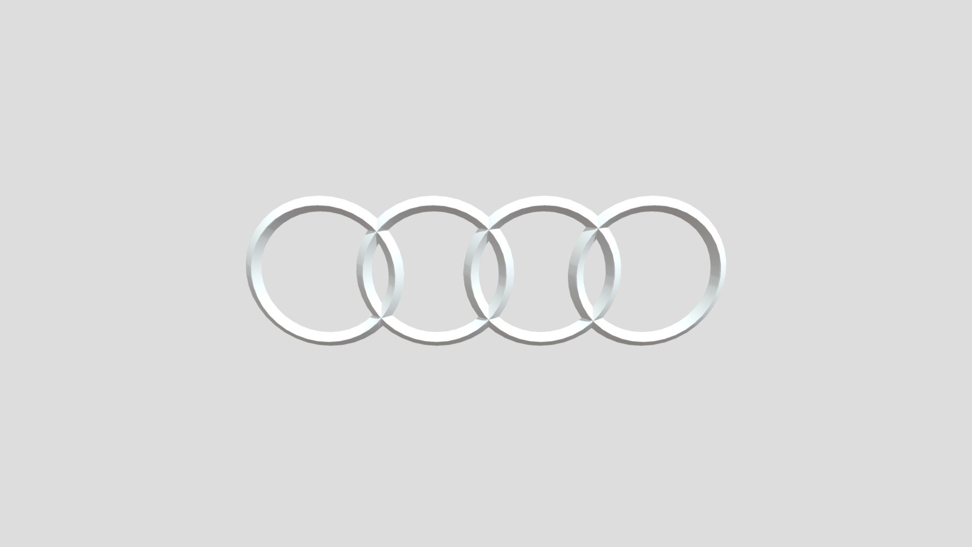 Logo Audi - 3D model by nikitapolyakov [aa30eb0] - Sketchfab