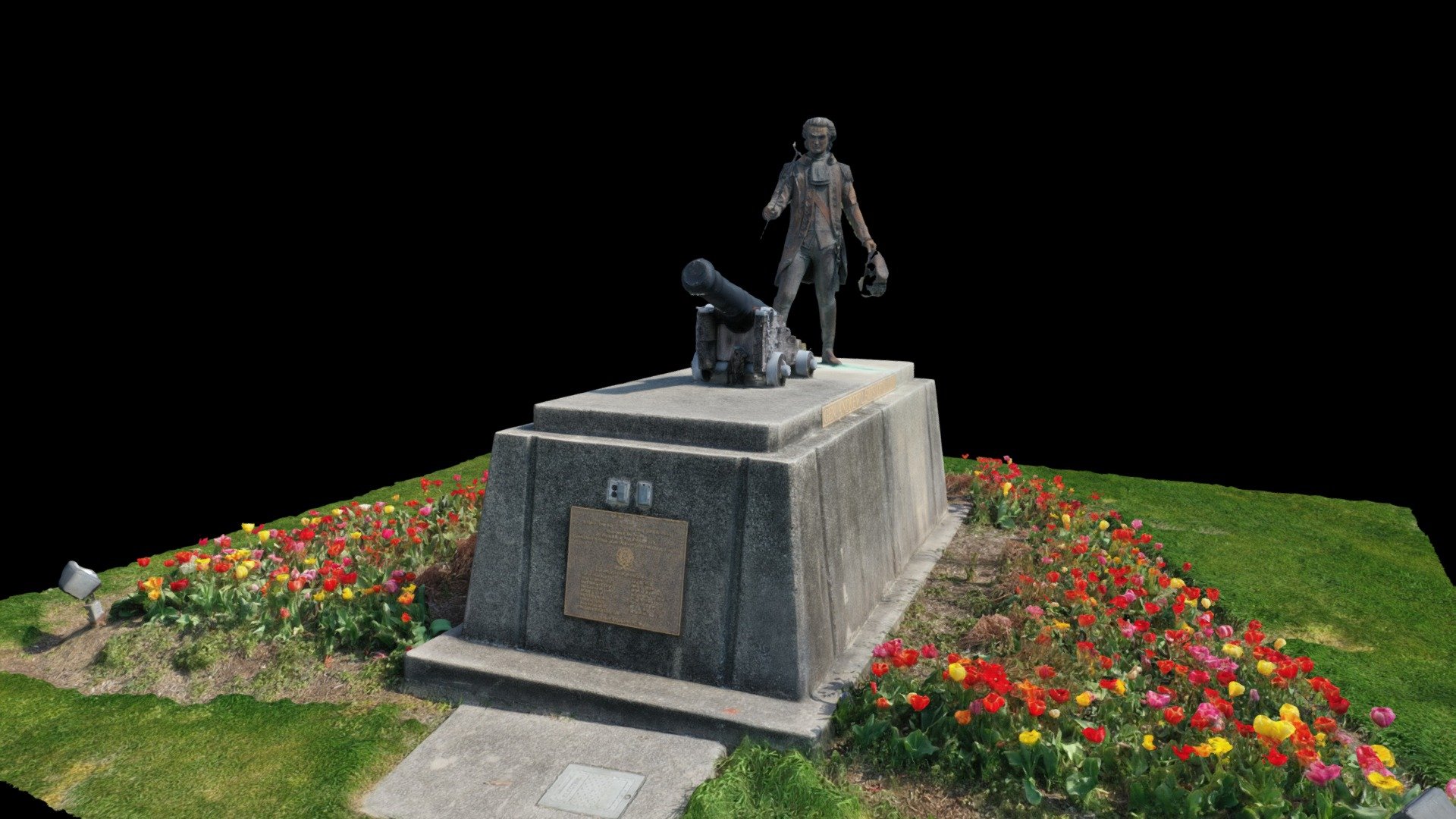 Andrew Lewis Statue - 3D model by Autonomous_Flight_Technologies ...