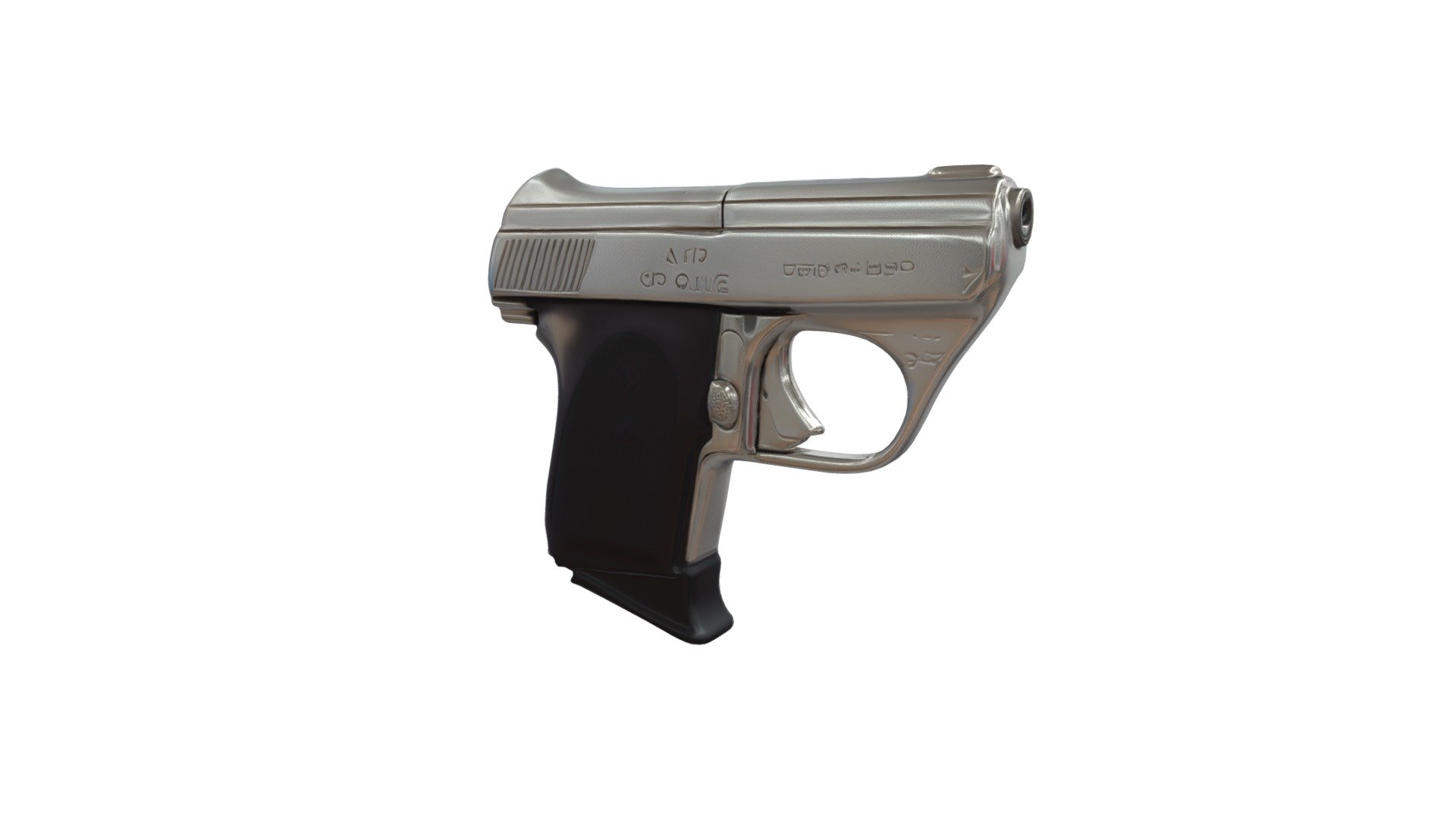 6.35mm Pistol - Handgun - Download Free 3D model by Márcio Costa ...
