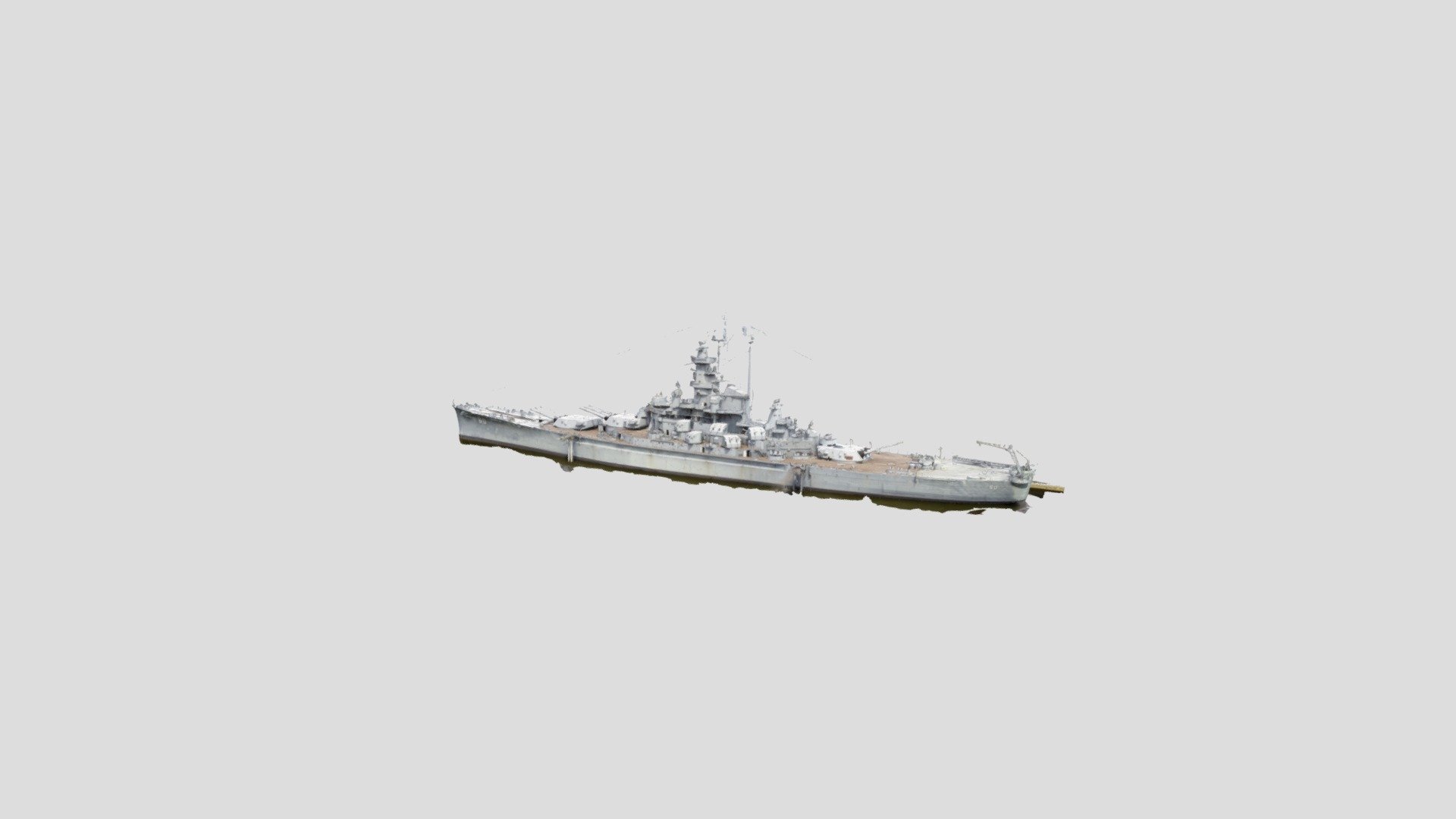 USS Alabama - Download Free 3D model by Dolphin Multimedia ...