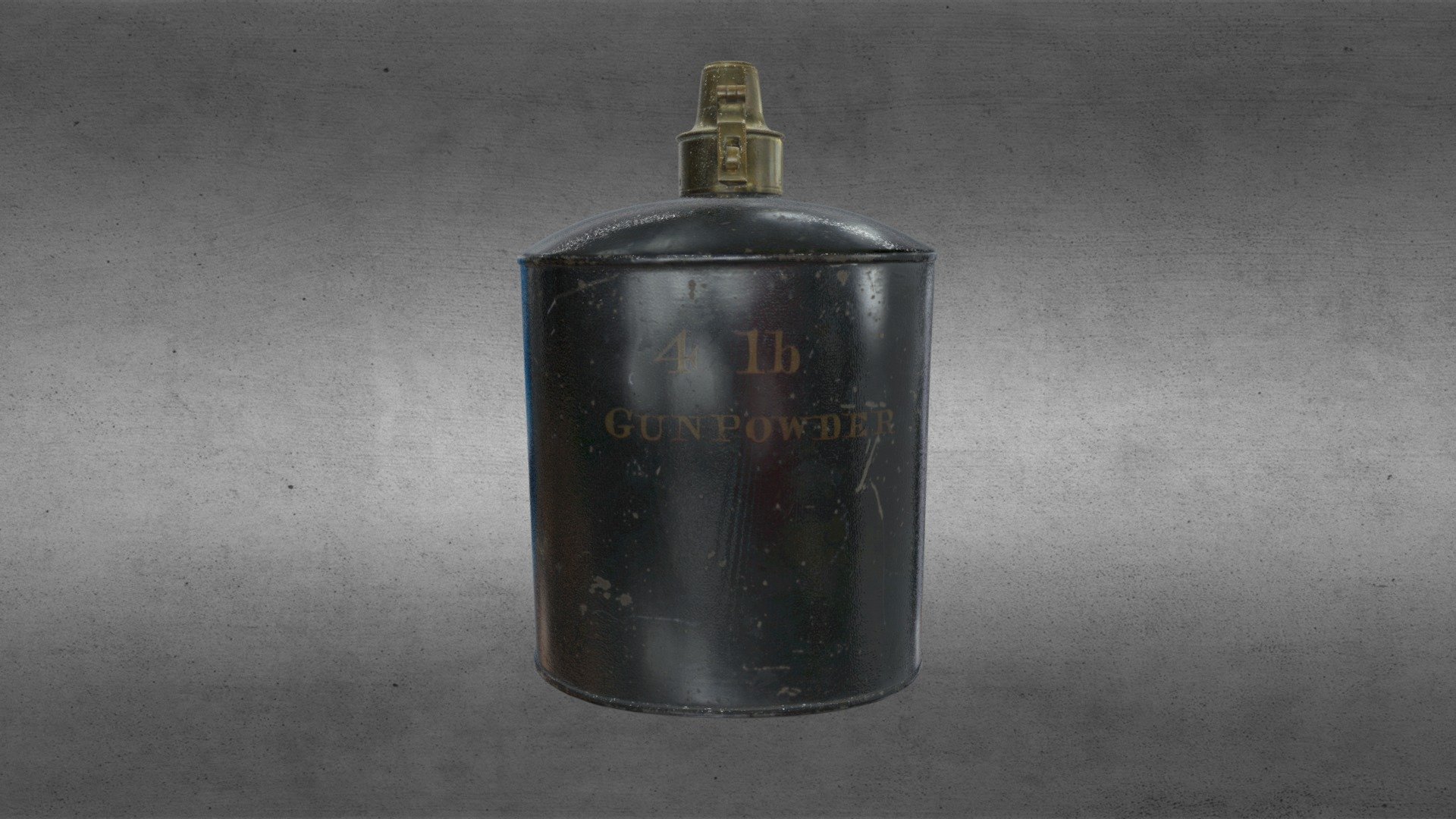 4lb Gun Powder Flask - 3D model by Northern Heritage Network (@cineg ...