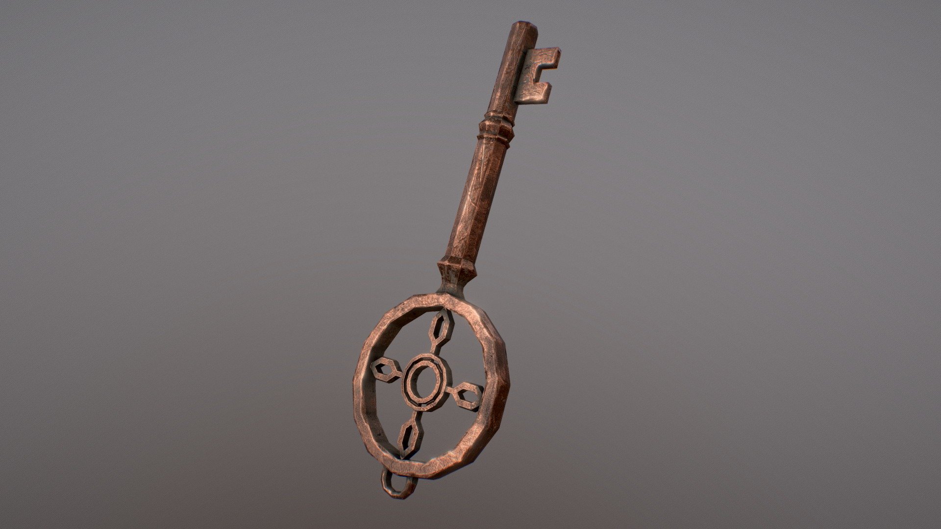 Rusty Vintage Key - 3D model by Vanxof [aa337b9] - Sketchfab