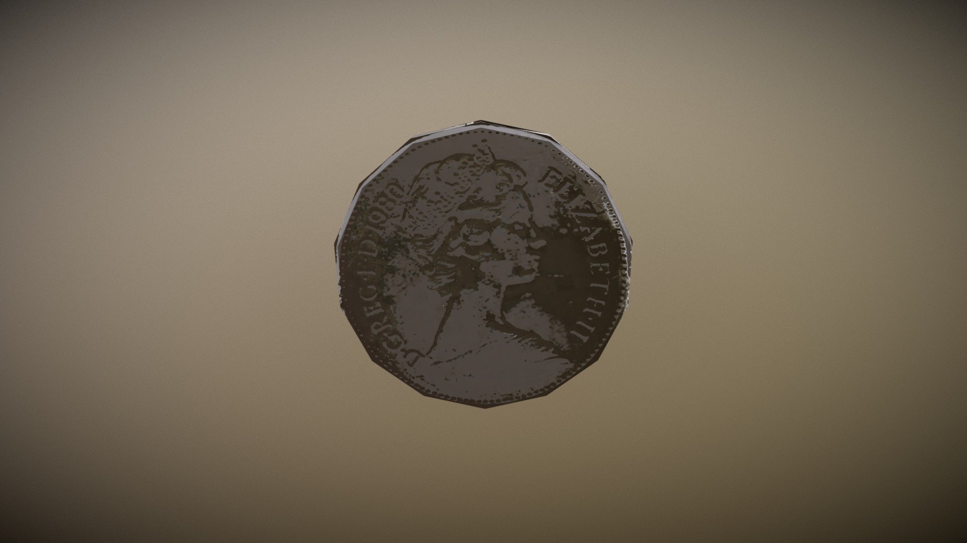 Gritty 5p Coin Render - 3D model by Bart Wazowski (@BartWazowski ...