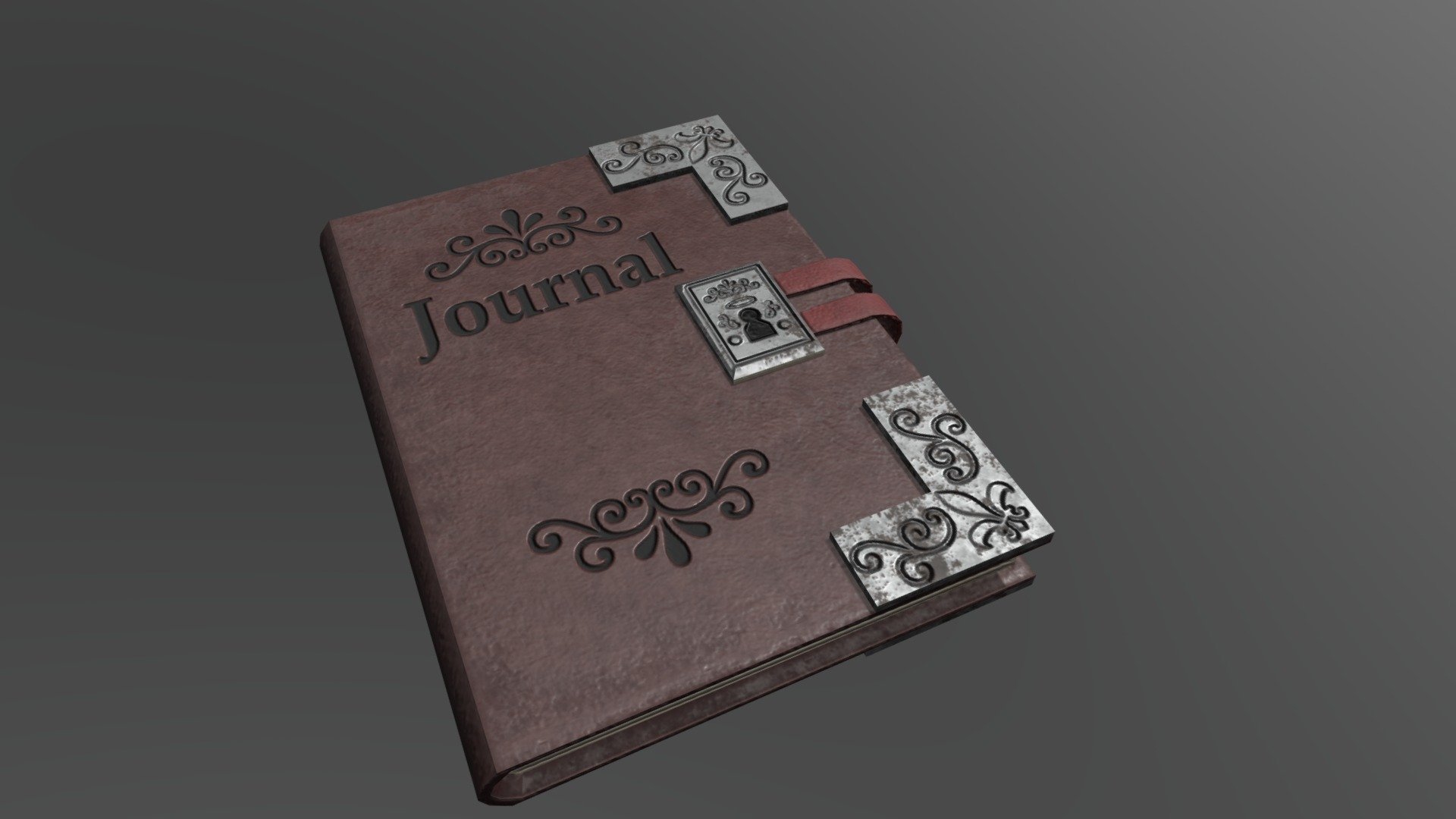 Locked Journal - 3D model by Sara Frid (@Pixeluna) [aa35b29] - Sketchfab