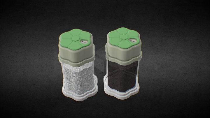 Salt-shaker 3D models - Sketchfab