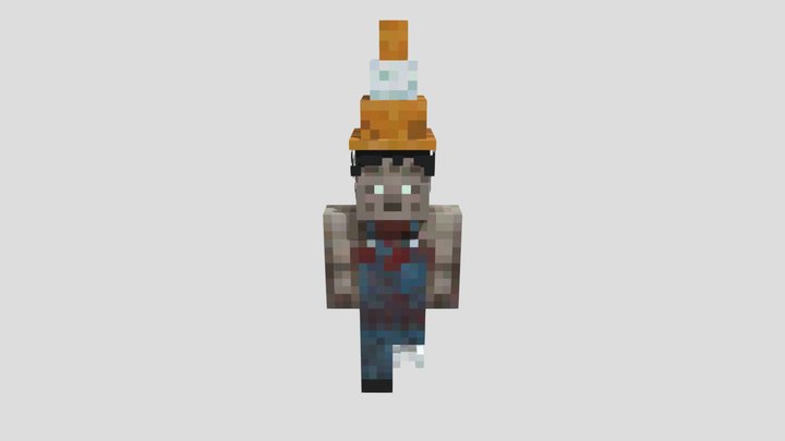 Minecraft-zombie 3D models - Sketchfab