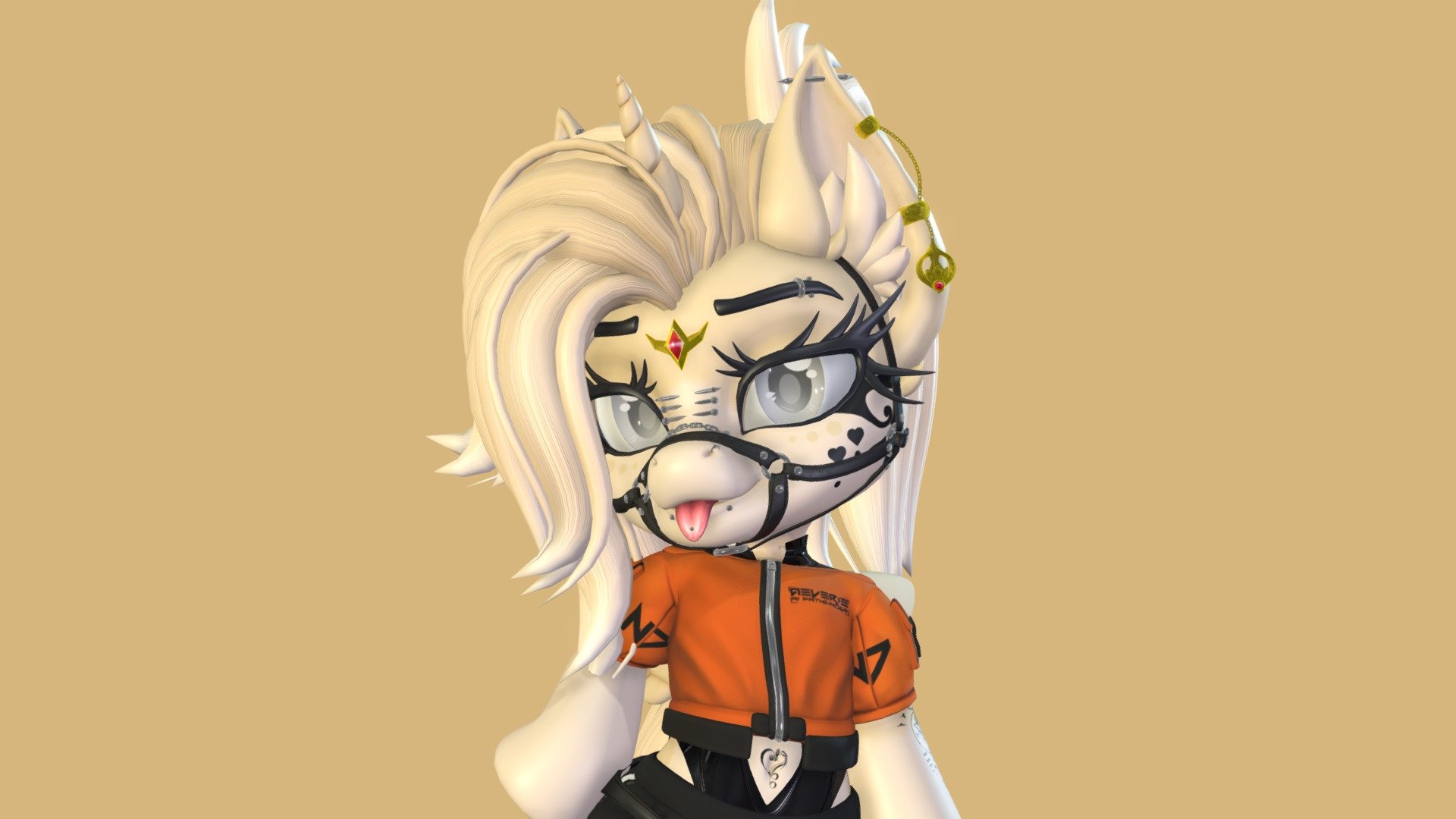 Aeverie Chibi Pony [VRChat Avatar] - 3D model by SkylarFox.VR (@bonfire ...