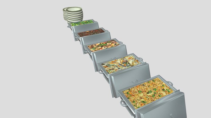 Buffet 3D models - Sketchfab