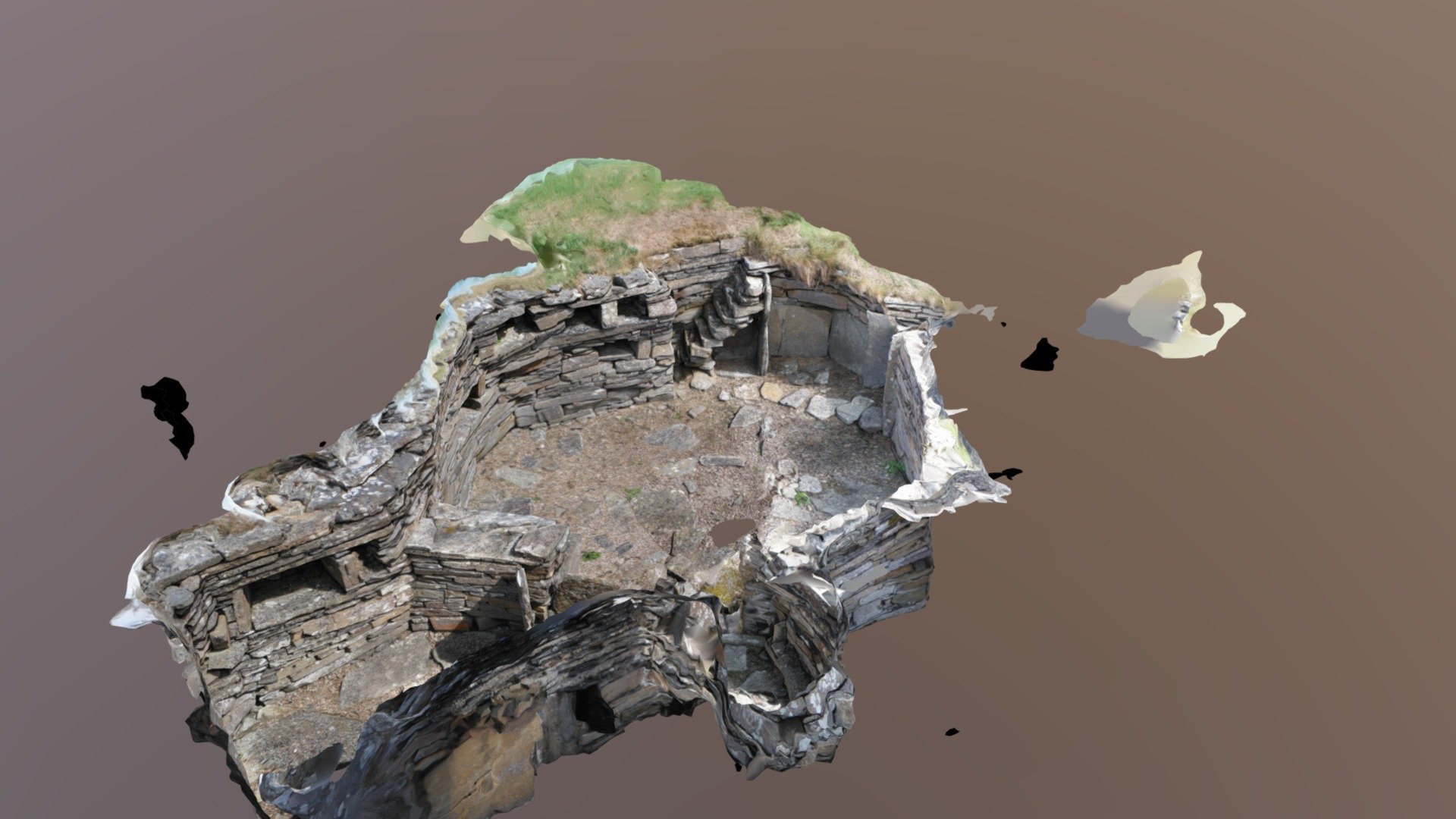 Broch - 3D model by DiggerJack (@jlskelton) [aa3b32e] - Sketchfab