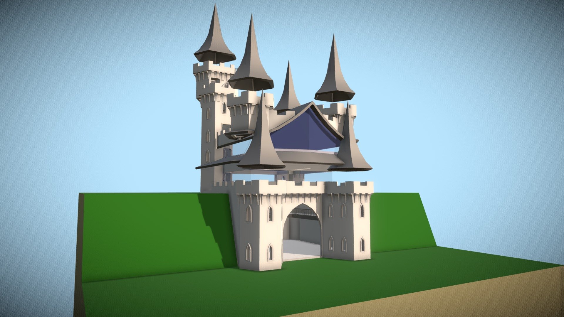 Camarata Castle - Download Free 3D model by dudecon [aa3b576] - Sketchfab