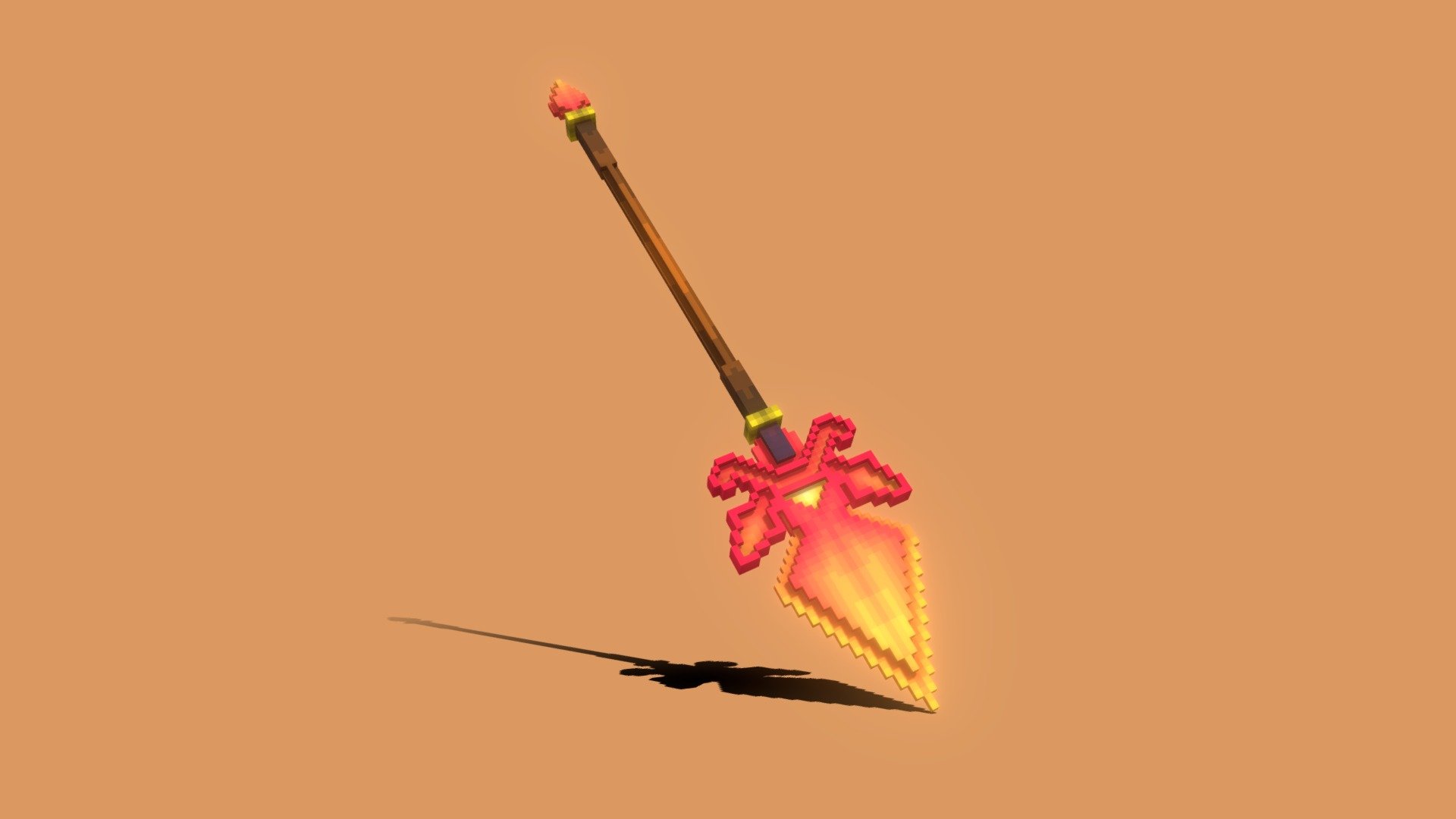 Firer Spear - 3D model by Polygony (@polygonymc) [aa3d249] - Sketchfab