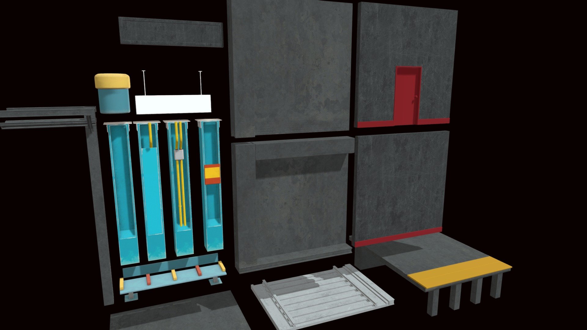 Project Playtime Train Station props - Download Free 3D model by ...
