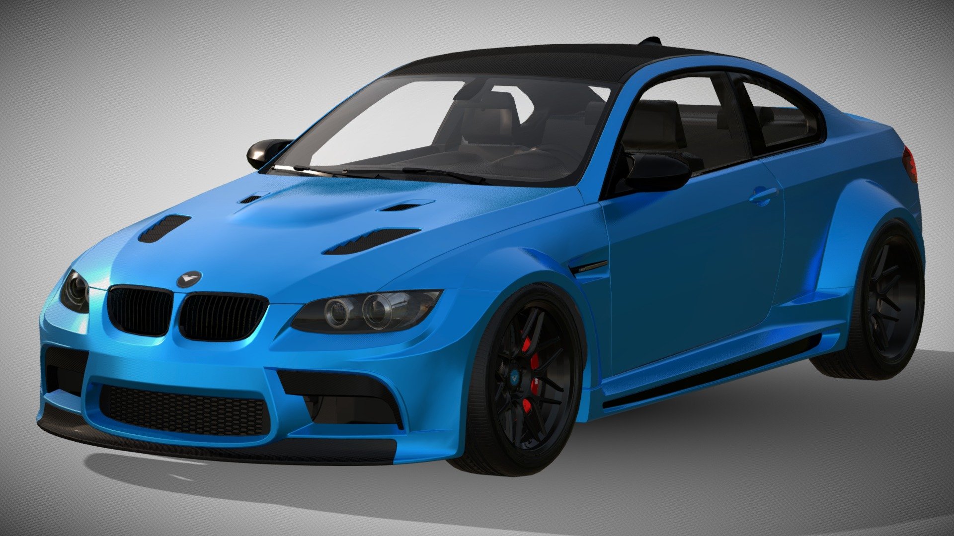 2013 Vorsteiner BMW M3 E92 GTRS3 Widebody - Download Free 3D model by ...