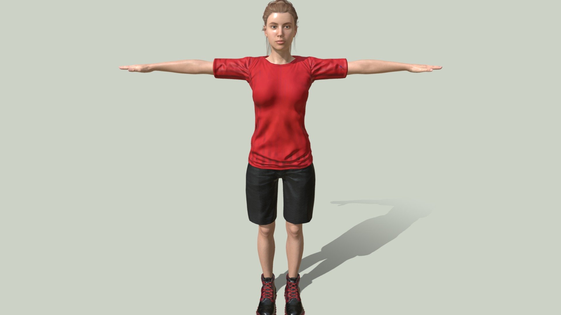 Female Player - 3D model by RiverofCreative [aa3d7c9] - Sketchfab