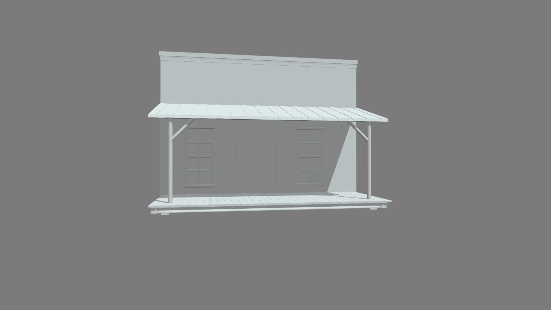 Store Front Week 1 - 3D model by L0ckEndL0L [aa3d955] - Sketchfab