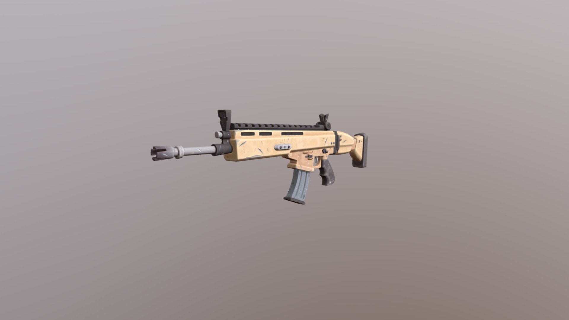 Fortnite || Scar - Download Free 3D model by MaverX (@maverxsion ...