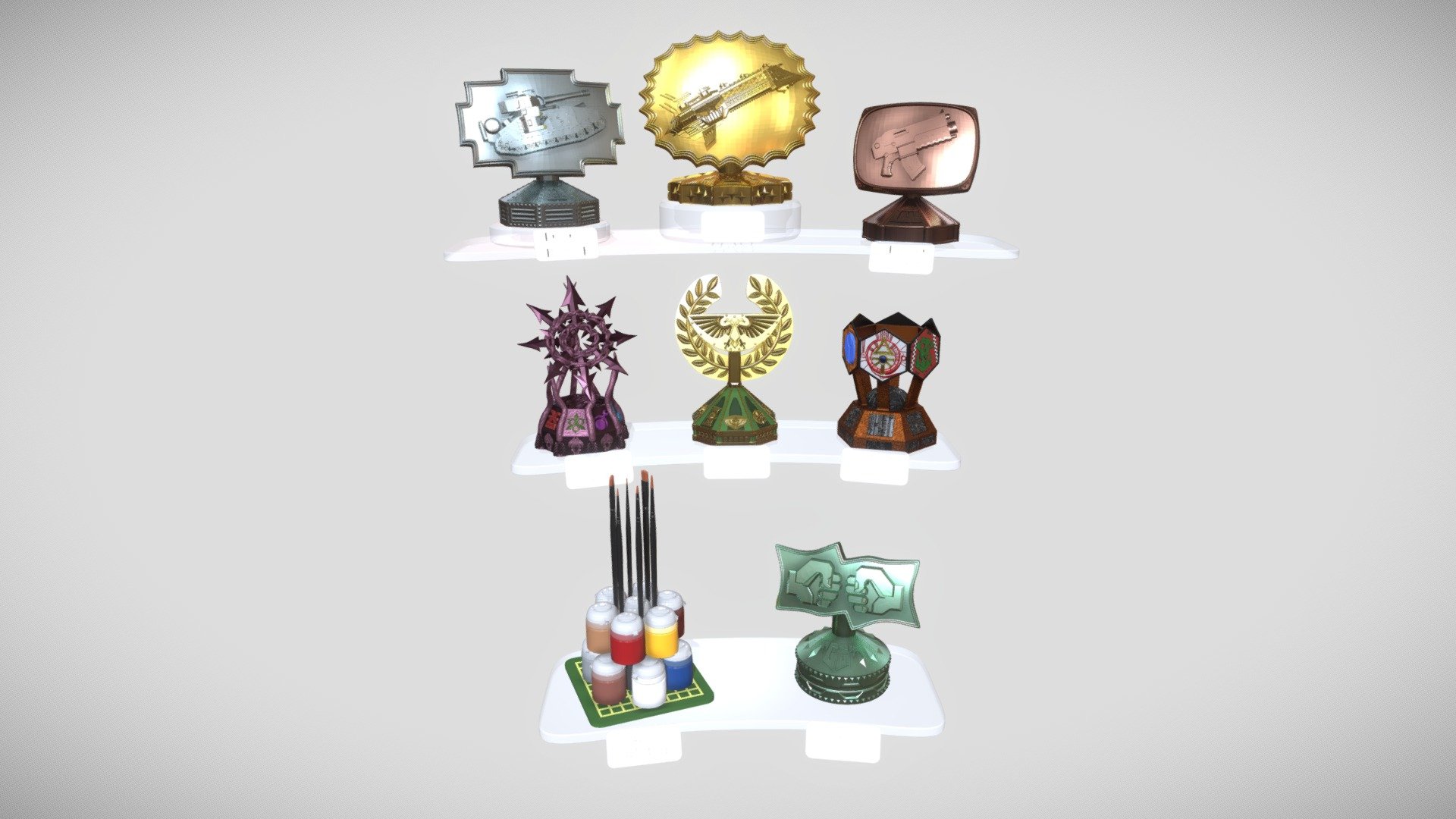 Warhammer 40K Charity Contest Trophies - 3D model by HazelnutAUS ...