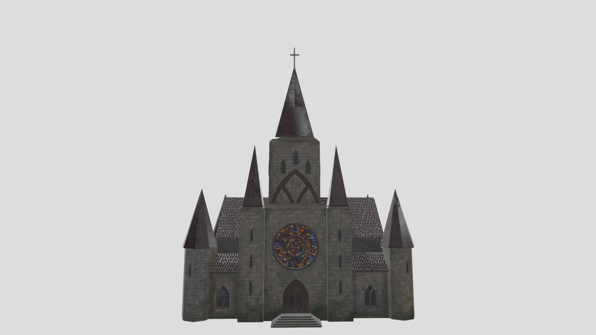 Catholic Church - 3D model by Gabriel YB (@gab009) [aa4227b] - Sketchfab