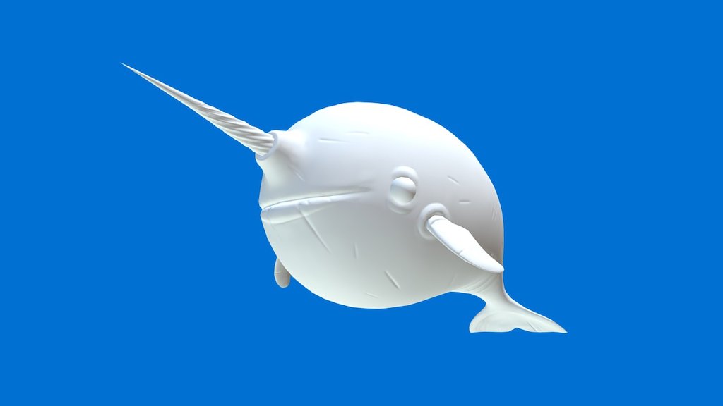 Narwhal - 3D model by Antoine Bassin (@antoinebassin) [aa43378] - Sketchfab