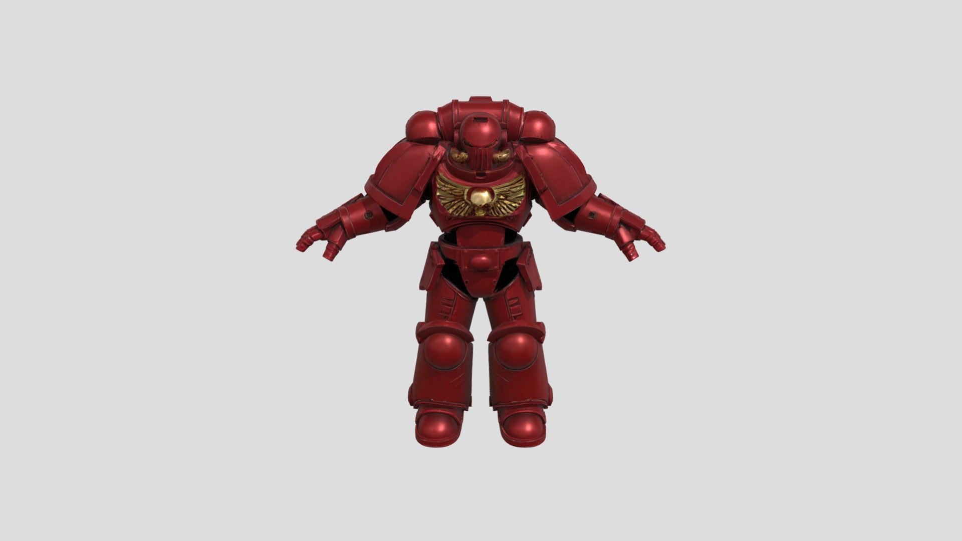 Blood Angel Space Marine - Download Free 3D model by neil1neil38 ...