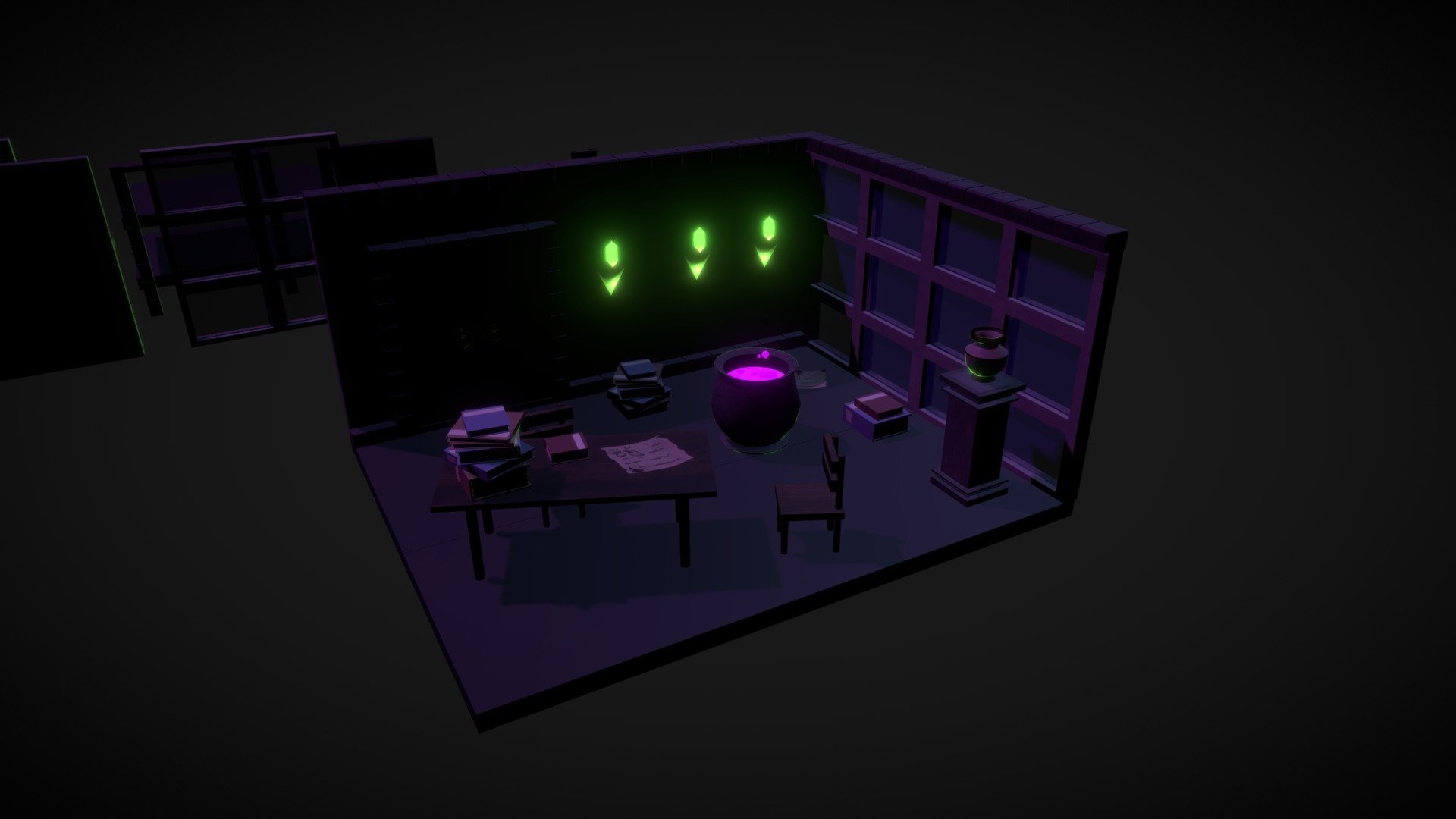 Modular - Magic Interior - 3D model by tcosmas [aa44ef3] - Sketchfab