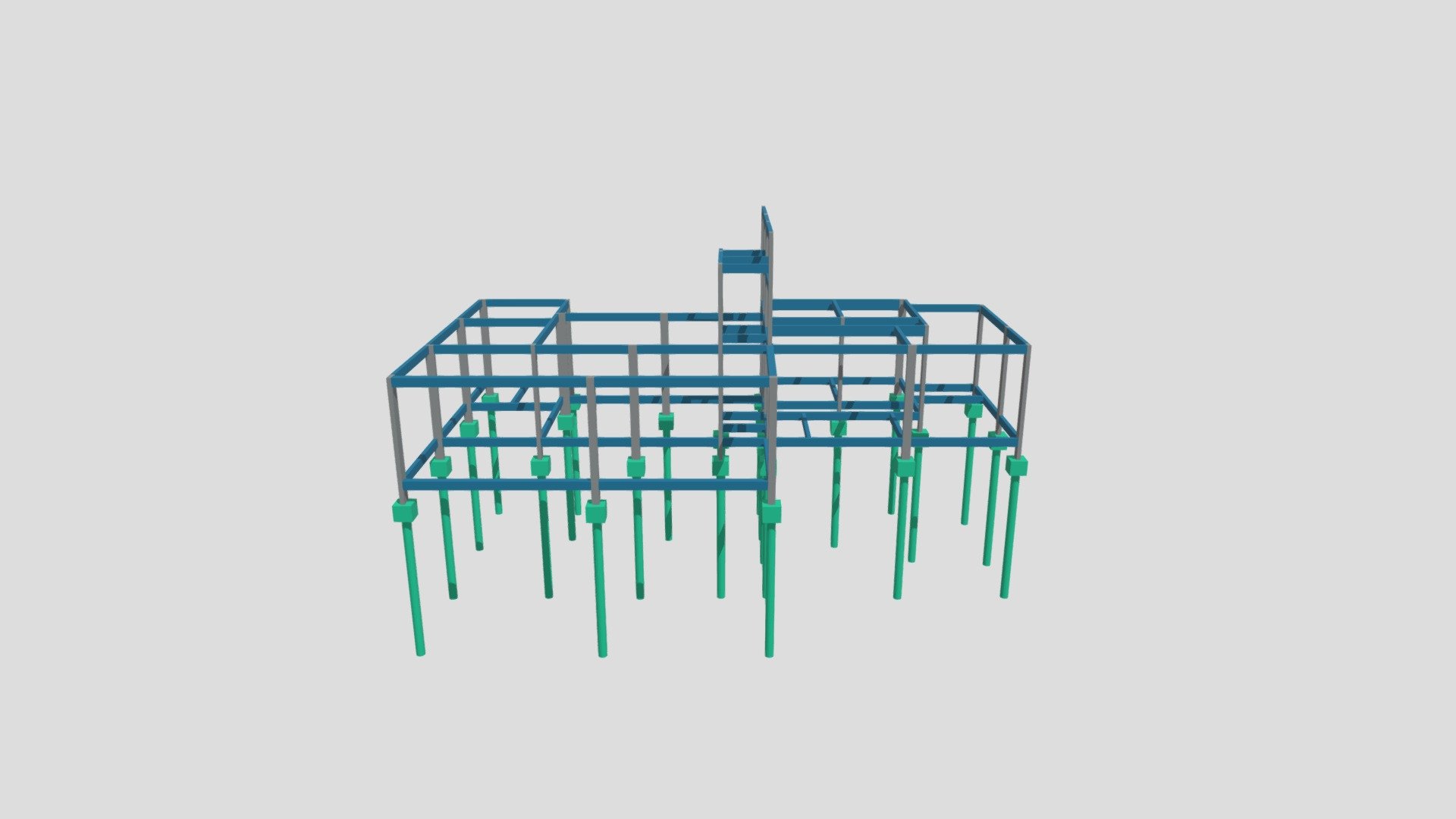 Estrutural Jeferson - 3D model by Eng. Civil José Henrique Bernardes ...