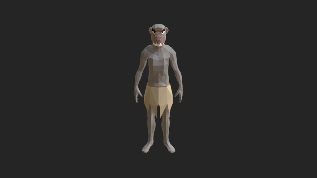 Weremonkey - 3D model by piratgames [aa45735] - Sketchfab