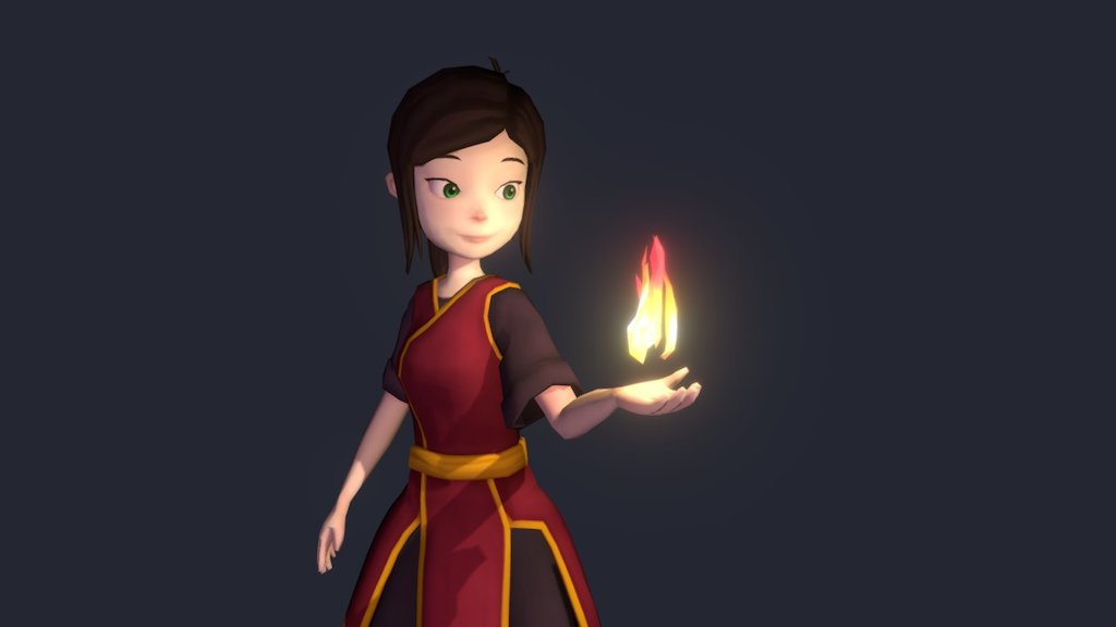Firebender - 3D model by nataku92 [aa45a61] - Sketchfab
