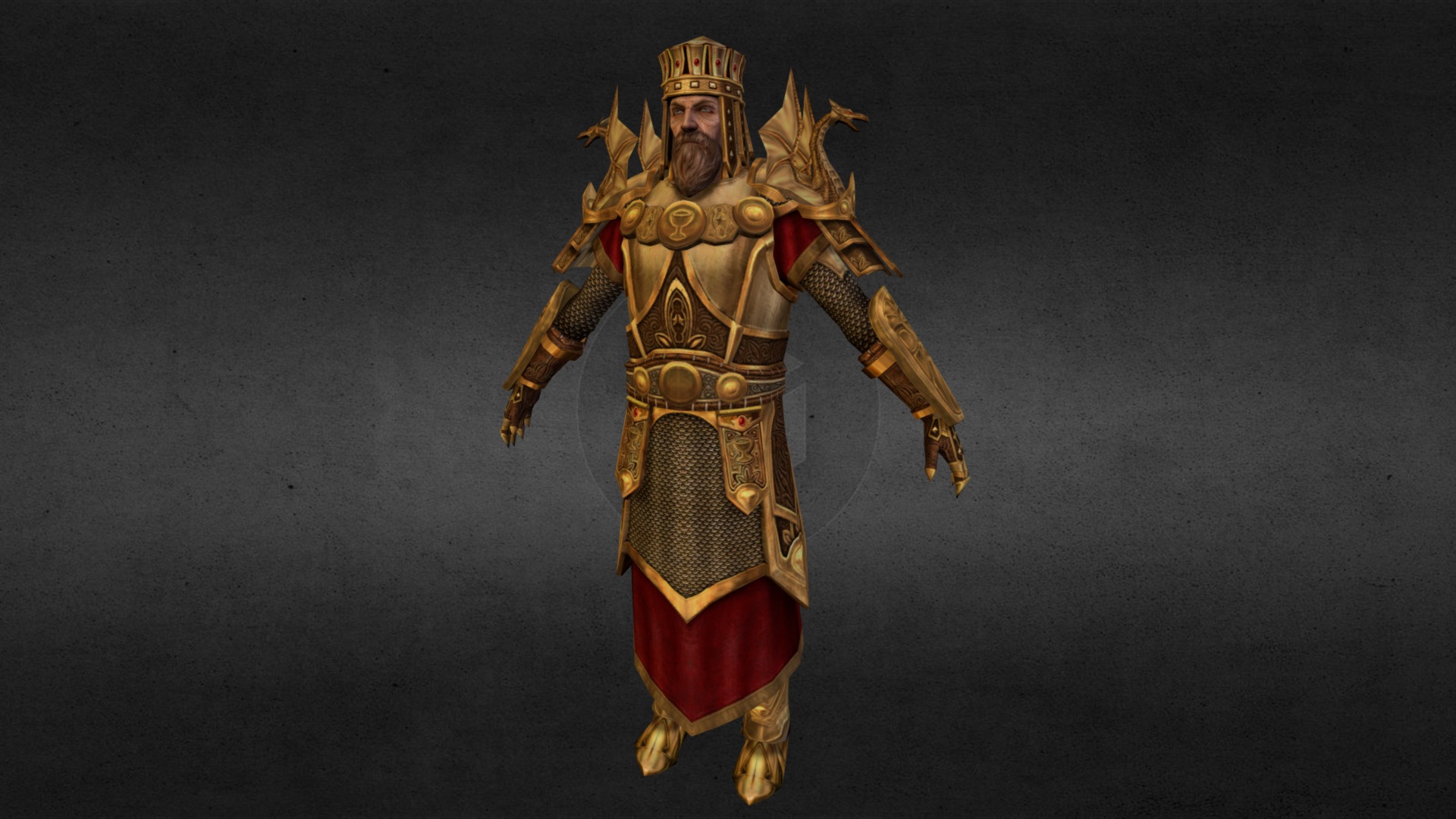 King of Albion - 3D model by merec [aa46008] - Sketchfab