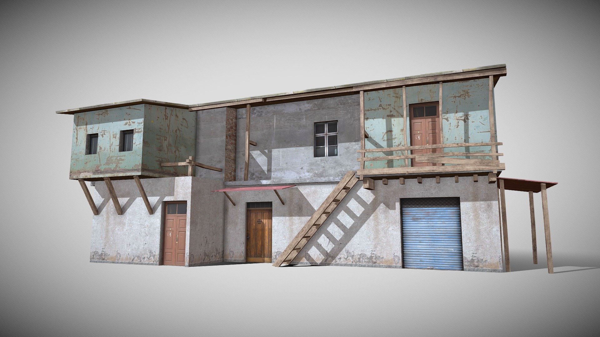 Slum X10 - Buy Royalty Free 3D model by 3DRK (@3DRK98) [aa4651c ...