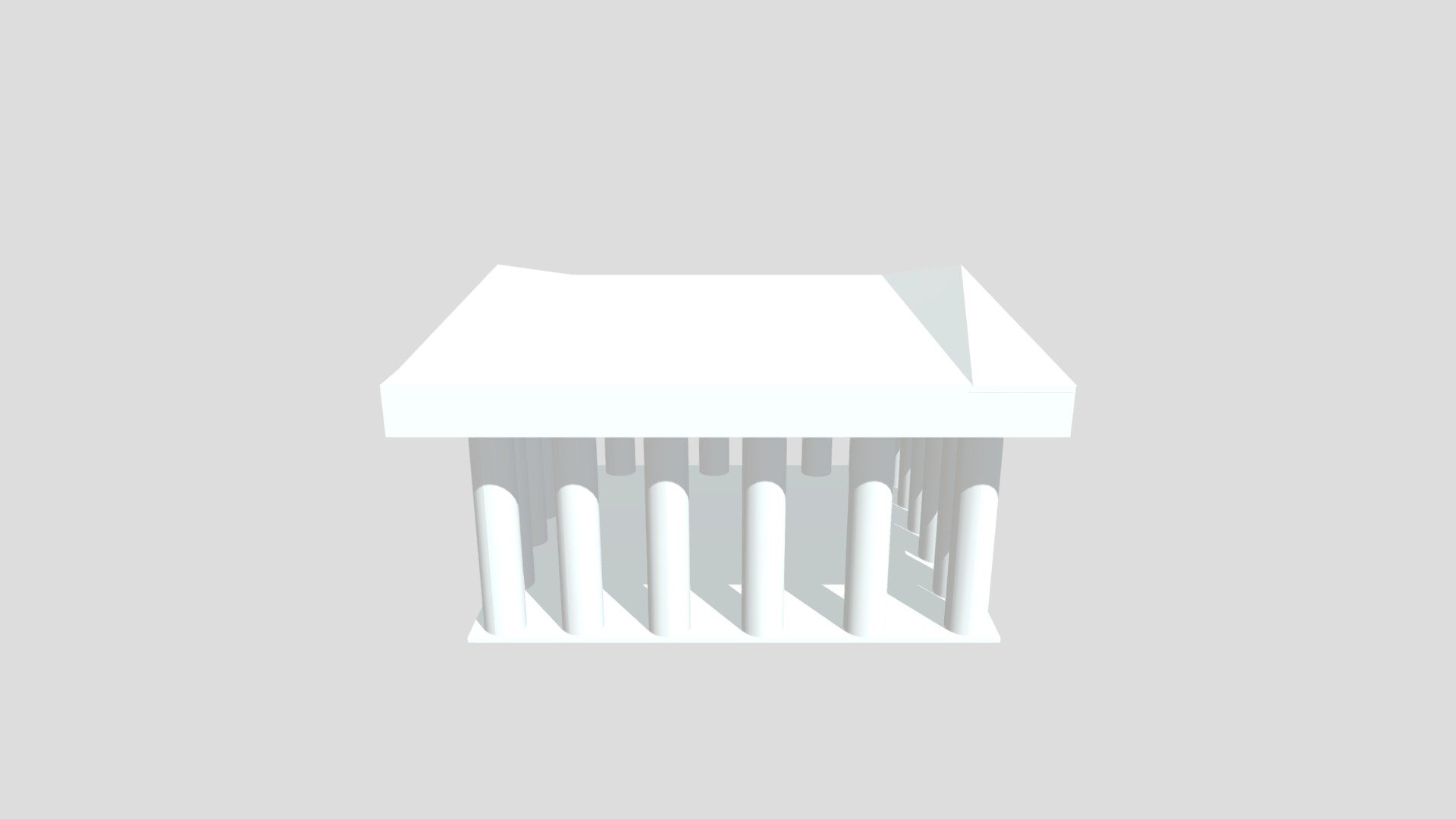 Greek weird temple -Night - 3D model by S1lverMoonlight [aa46796 ...