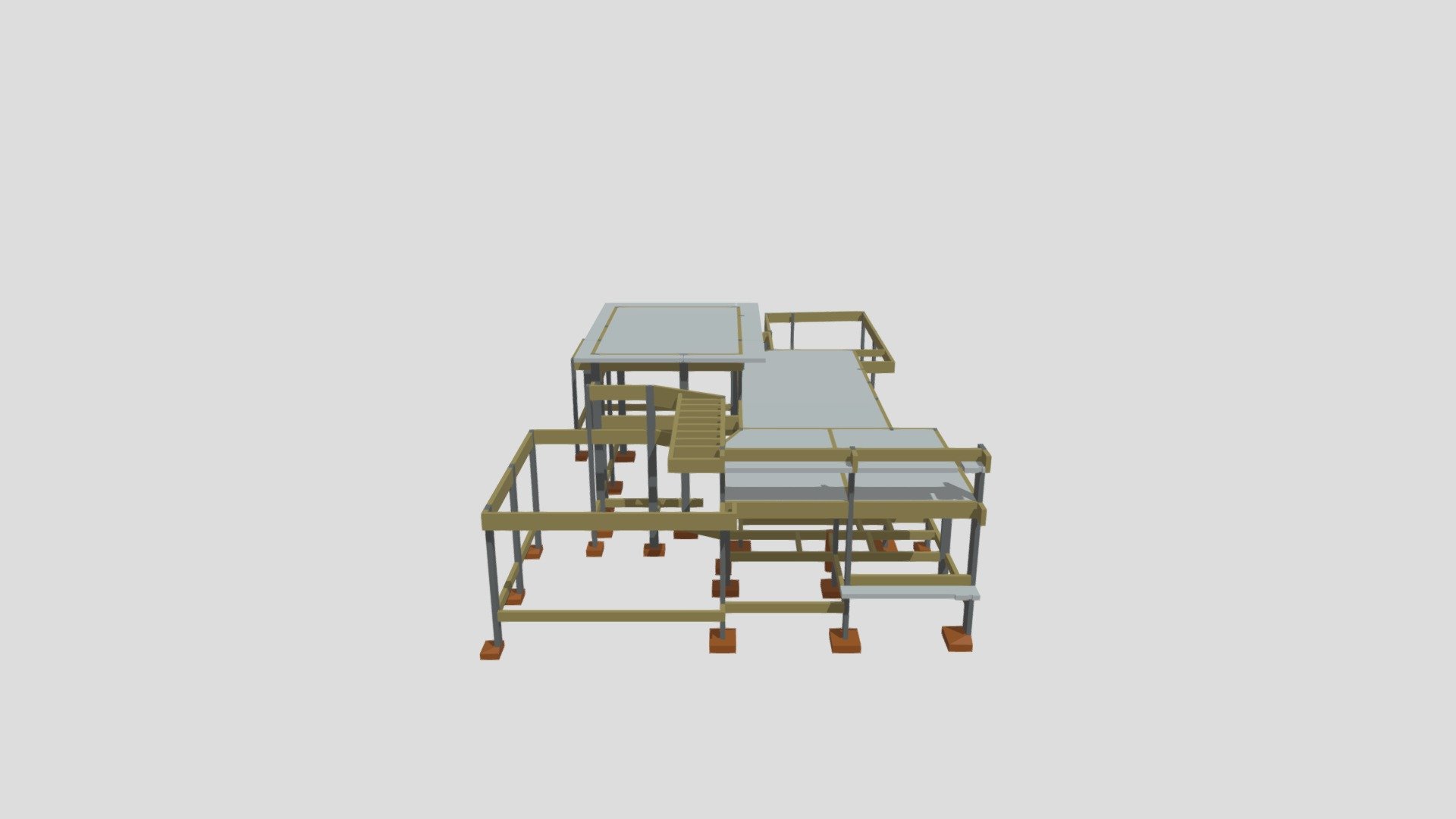 3D - Estrutural SID - 3D model by emerson.eng.rocha [aa46a61] - Sketchfab