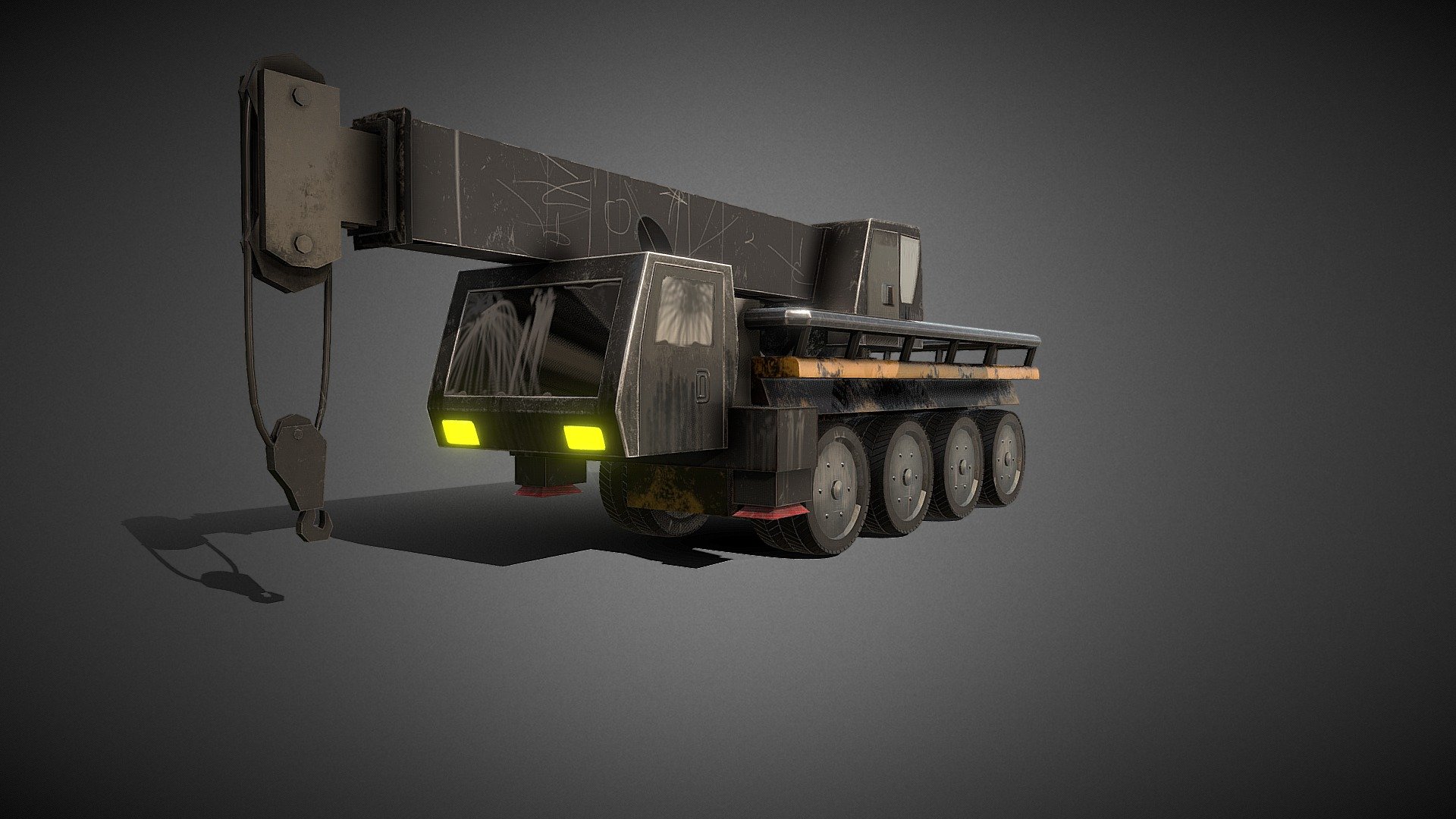 "Craney" McCrane-Face - Low poly Crane - 3D model by Cécile Amstad (@c ...